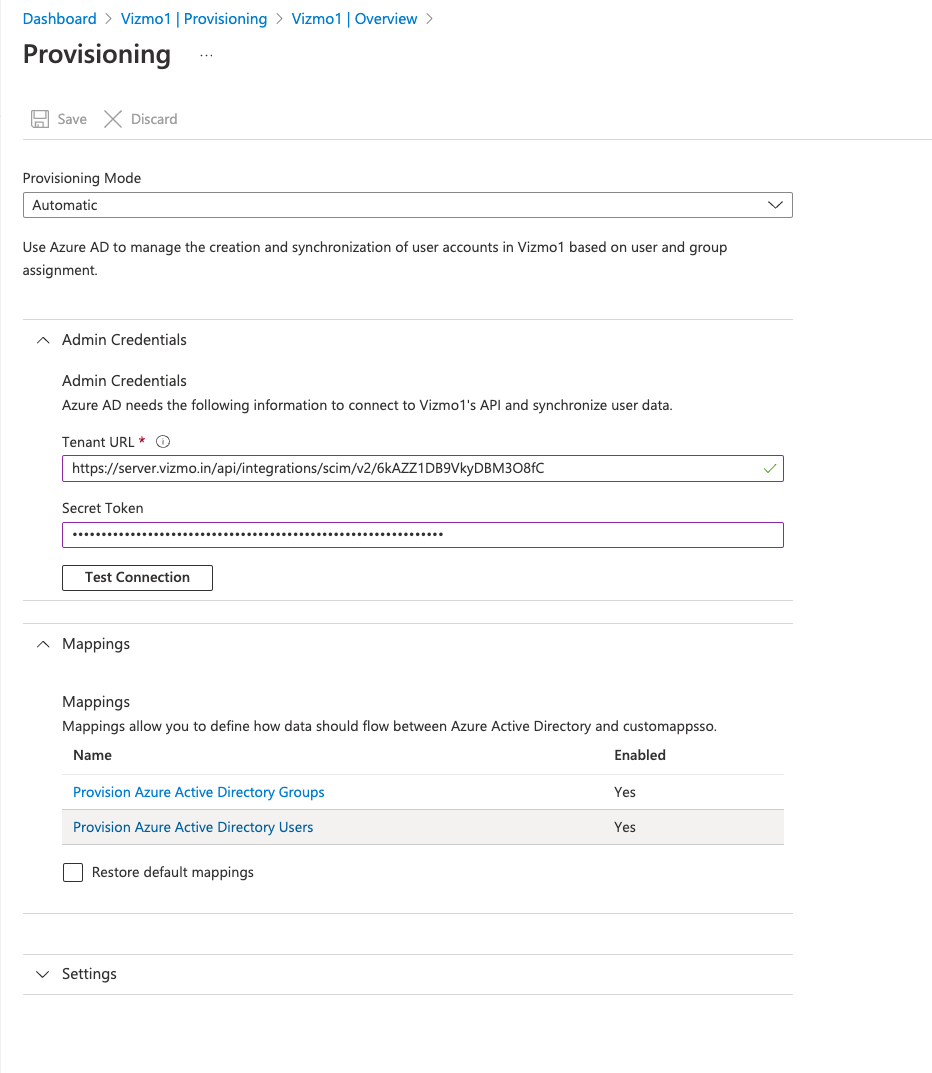 How to undertake SCIM provisioning with Azure AD?